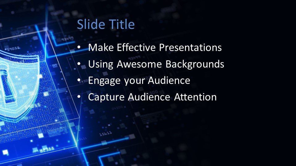 Free Dark Cyber Security Powerpoint Template Free Powerpoint Templates
