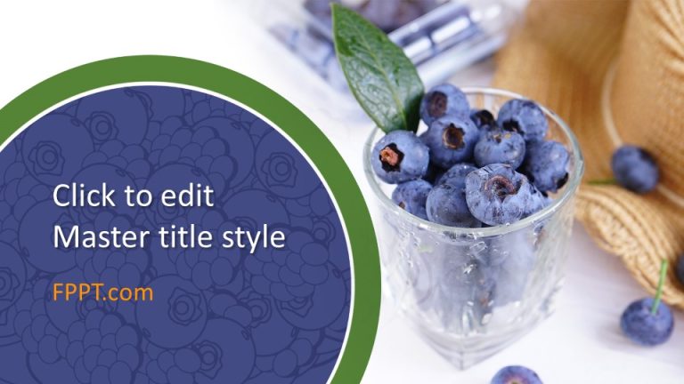 162358-blueberries-template-16x9-1 - Free PowerPoint Templates
