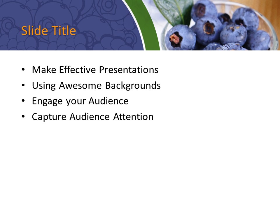 162358-blueberries-template-4x3-2 - Free PowerPoint Templates