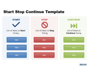 Free Start Stop Continue PowerPoint Template - Free PowerPoint Templates