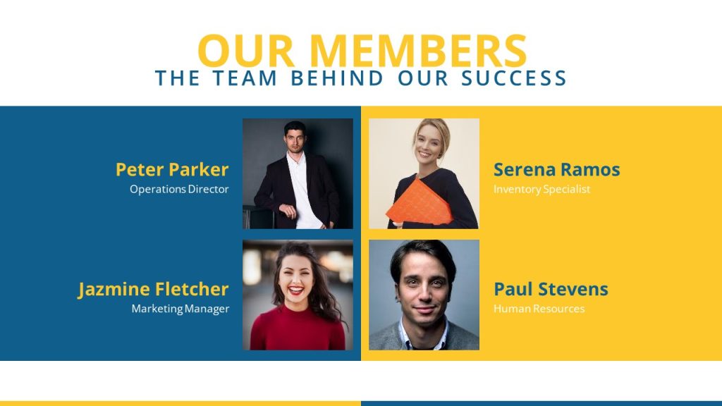 Our Members Slide - Free PowerPoint Templates