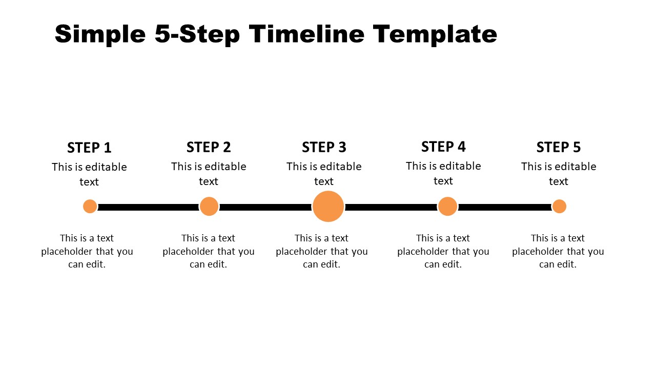 Free Simple Timeline Template For PowerPoint