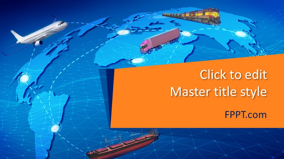 Free Global Logistics PowerPoint Template